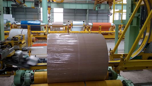 Machine Packaging of Steel Coil - Ma Anshan Steel Packaging Technology ...