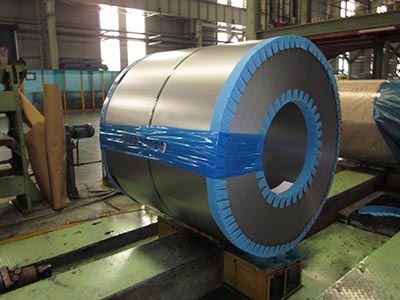 Machine Packaging of Steel Coil - Ma Anshan Steel Packaging Technology ...